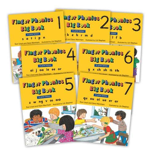Finger Phonic Big Books: In Print Letters (Jolly Phonics): Lloyd, Sue, Wernham, Sara ...