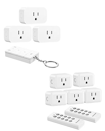 DEWENWILS Wireless Remote Control Outlet, Programmable and Expandable ...