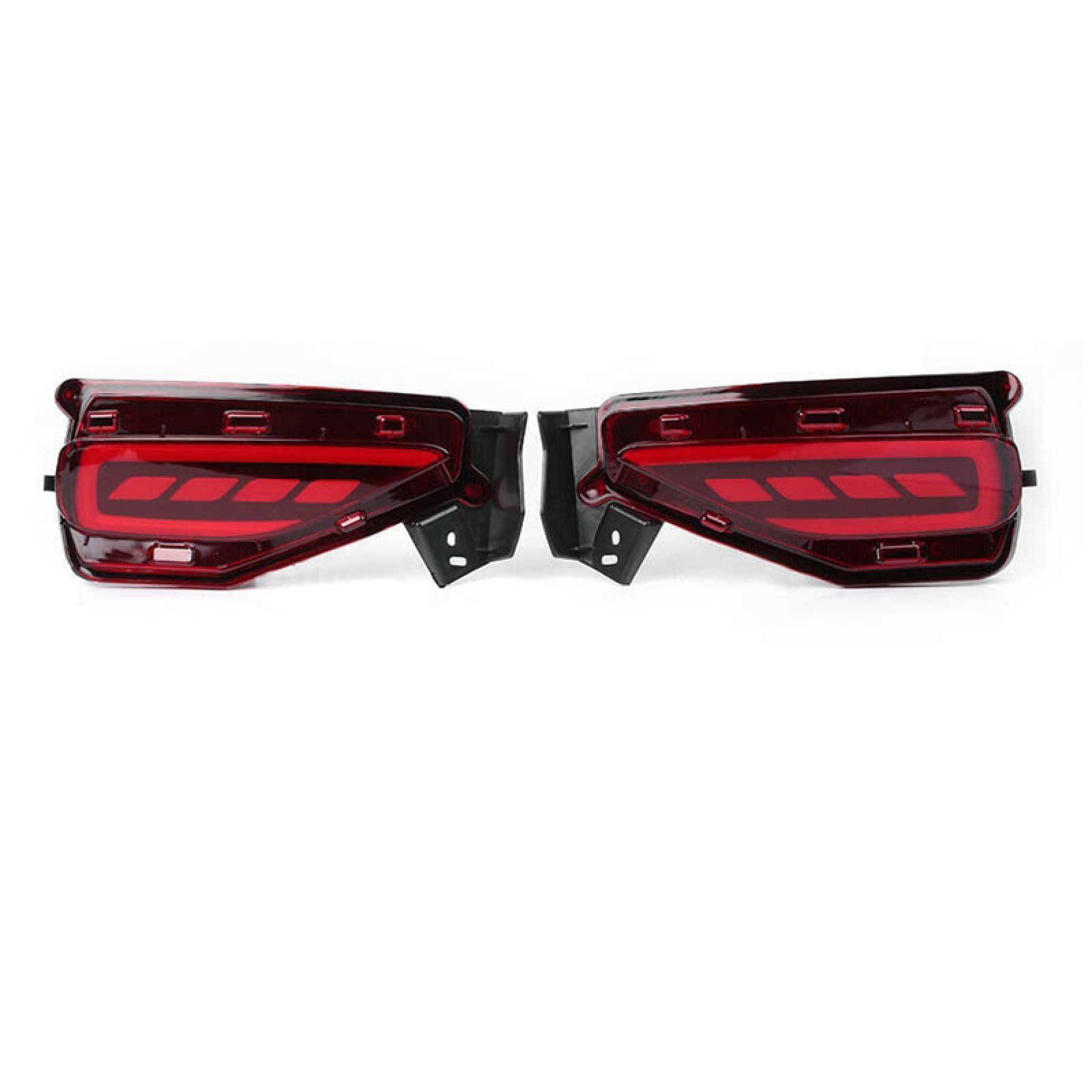 Buy CarWorld rear bumper lights For Toyota Fortuner 2016-2019, Rear ...
