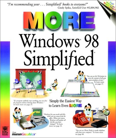 MORE Windows 98 Simplified: Maran, Ruth: 9780764560378: Operating ...