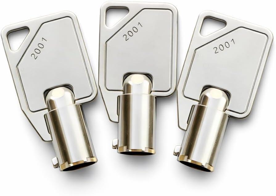 3-Pack 2008 Tubular Replacement Keys Cut to Code 2001–2100 Compatible ...