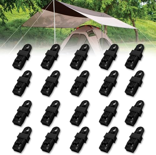 Naisfei 30 Pcs Adjustable Heavy Duty Lock Grip for Tarp & Shade Cloth ...