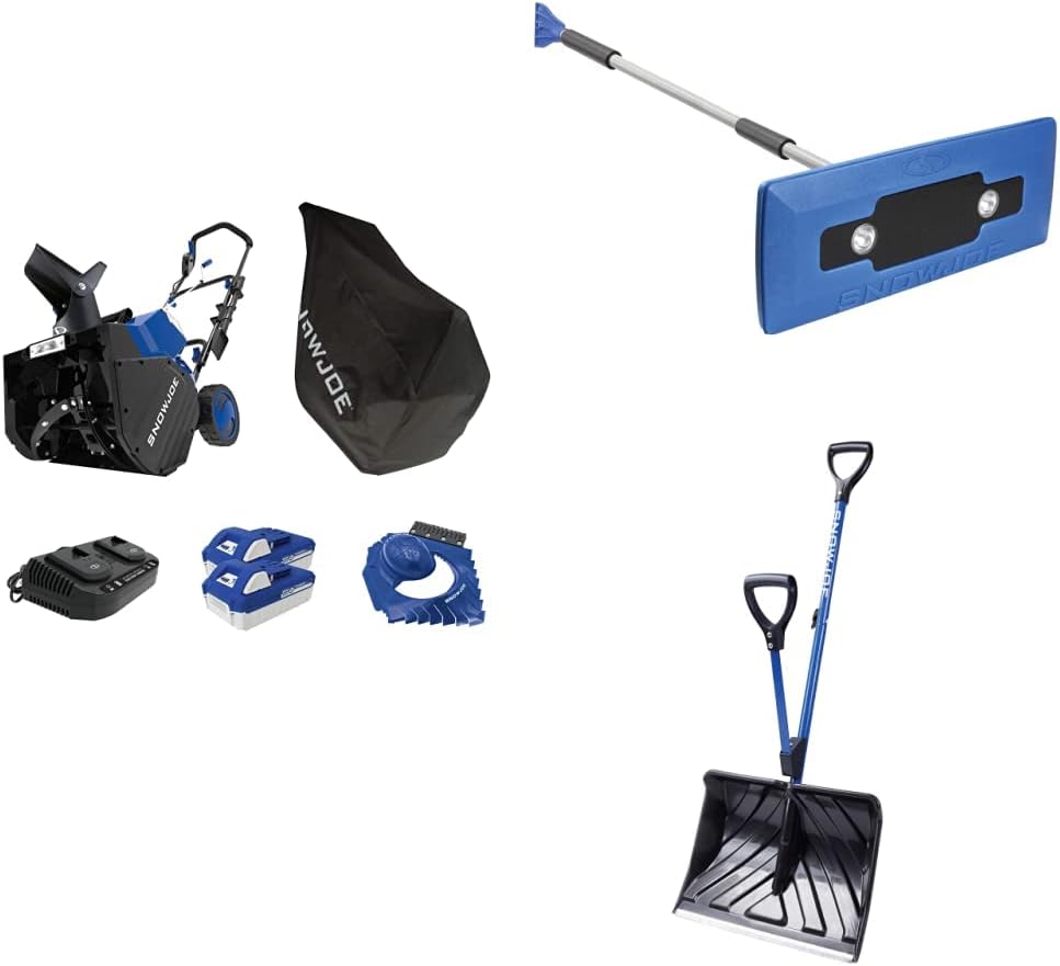 Amazon.com : Bundle of Snow Joe 24V-X2-SB18-TV1 24-Volt iON+ Snow ...