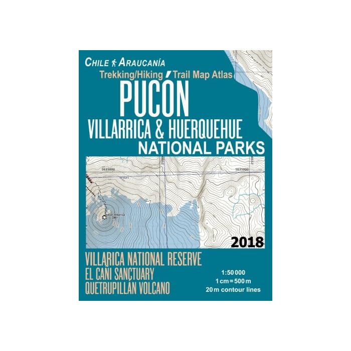 Buy Pucon Trekking/Hiking Trail Map Atlas: Trails, Hikes & Walks ...