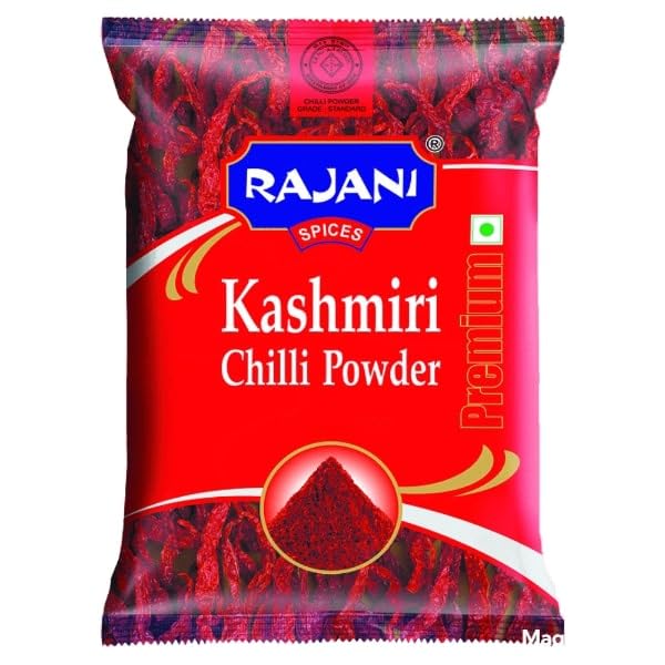 Rajani Kashmiri Chilli Powder With Natural Oils | 200 gm | Pure And ...