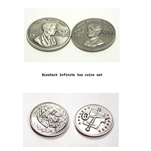 Amazon.com: Bioshock Infinite 2 Pieces Currency Set - Heads or Tails ...