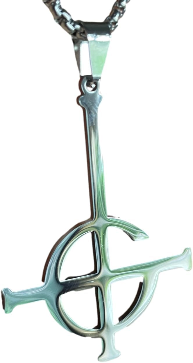 Collar Dije Ghost Cruz Invertida Grucifix Ghoul Satanismo Gosth Demonio ...