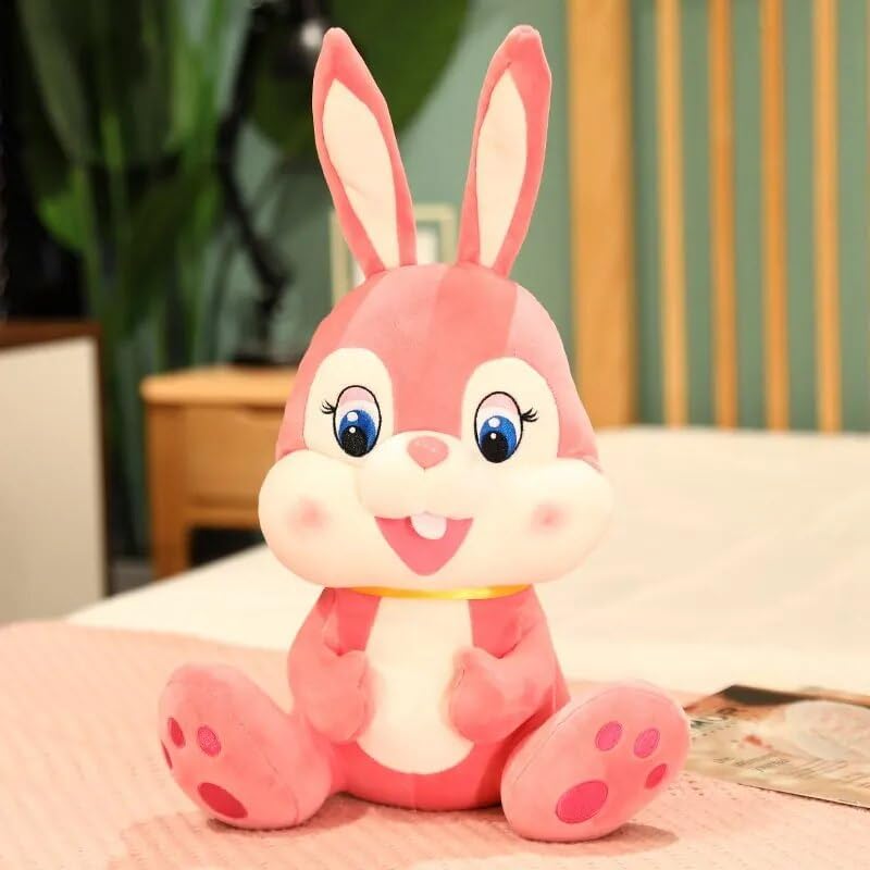 2IN LOTUS Smile Big Teeth Rabbit Plush Toy Cute Bunny Soft Stuffed ...