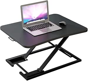 GUMRIX Standing Desk Converter, Height Adjustable Stand Up Desktop ...
