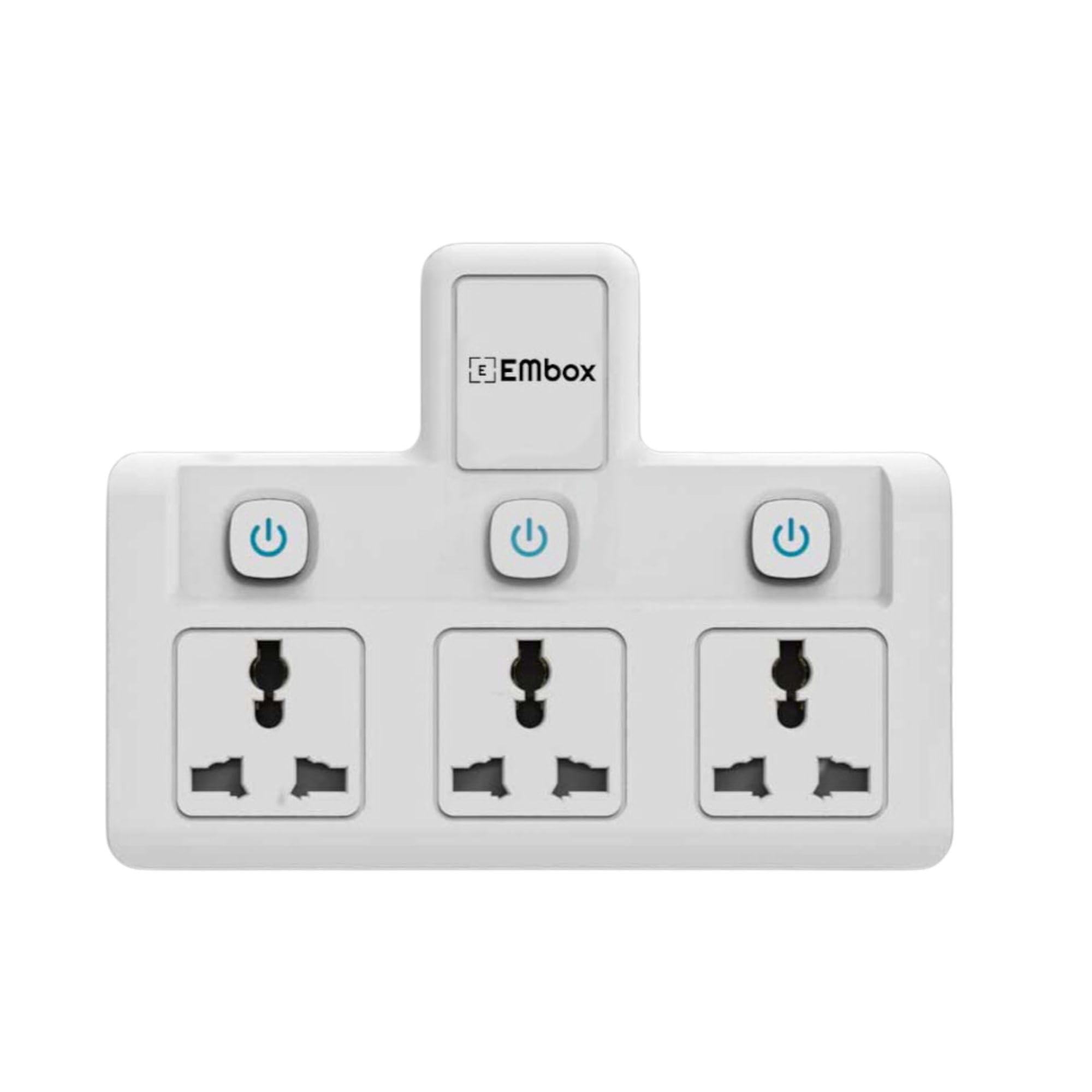 Buy EMBOX Multi Plug Socket with Individual Switch-Cordless Extension ...