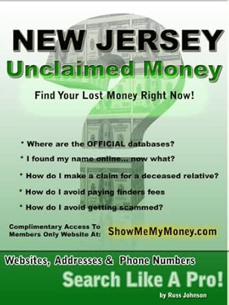Amazon.com: New Jersey Unclaimed Money: How To Find (Free Missing Money ...