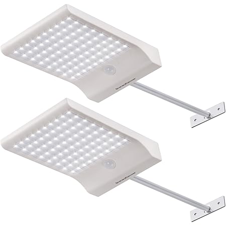 InnoGear Solar Gutter Lights, 24 LEDs Solar Motion Sensor Lights IP65 ...