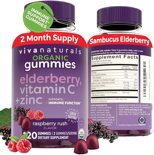 Amazon.com: Emergen-C Elderberry Gummies, Elderberry Immune Support ...