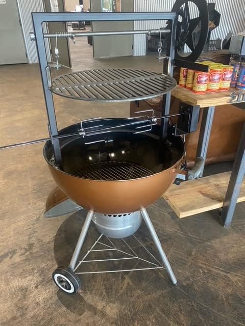 Amazon.com : SANTA MARIA GRILL ATTACHMENT FOR WEBER KETTLE (FOR WEBER ...