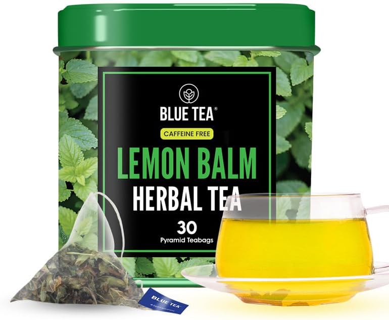 Amazon.com : BLUE TEA - Lemon Balm Tea - 30 Plant Based Tea Bags ...