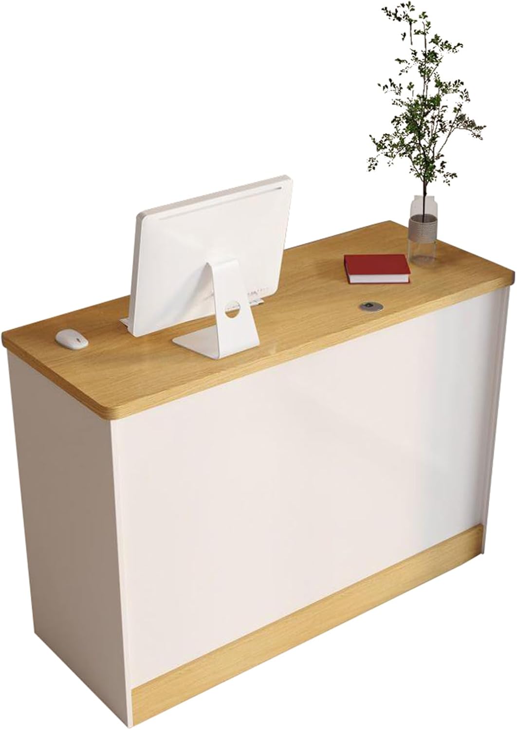 Amazon.com: Reception Desk Modern Small Checkout Counter, Simple ...