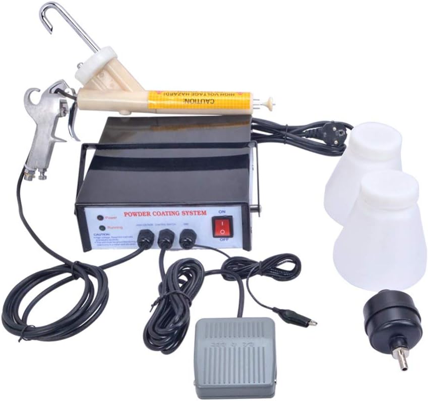 MXBAOHENG Portable Powder Coating System Paint Gun Coat 10-15 PSI ...