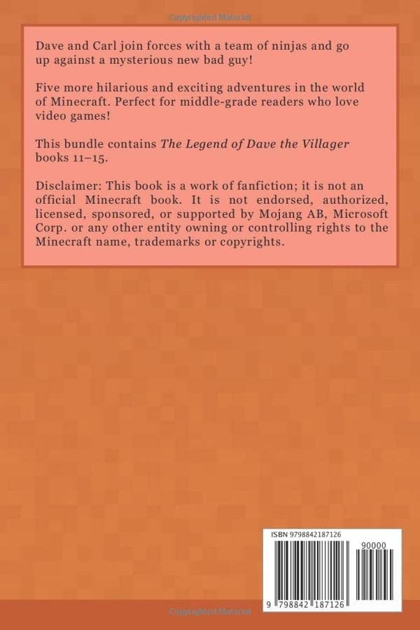 Snapklik.com : The Legend Of Dave The Villager Books 1115: A Collection ...