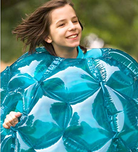 HearthSong Set of Two 36" Blue Inflatable Buddy Bumper Wearable Balls ...