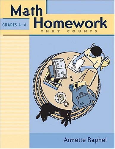 Amazon.com: Math Homework That Counts, Grades 4-6: 9780941355278 ...