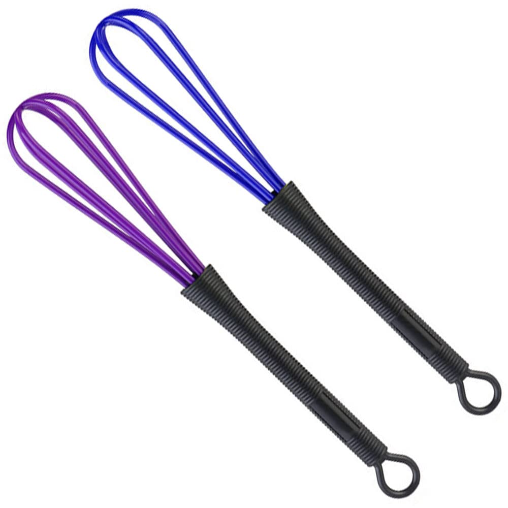 2 Pcs Plastic Mini Whisk Durable Manual Whisk Multifunction Balloon ...