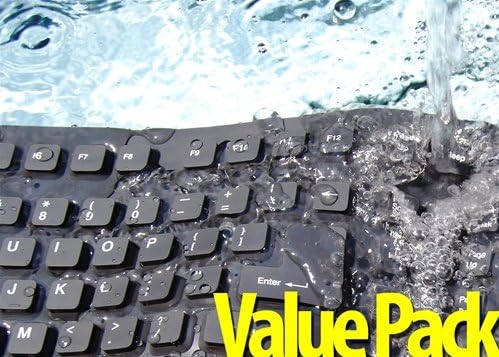 Amazon.com: 10 Pack - Washable Full-size Keyboards USB/PS2 : Everything ...