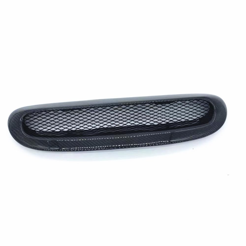 Snapklik.com : Carbon Fiber Hood Bonnet Scoop Vent Cover Kit For Mini ...