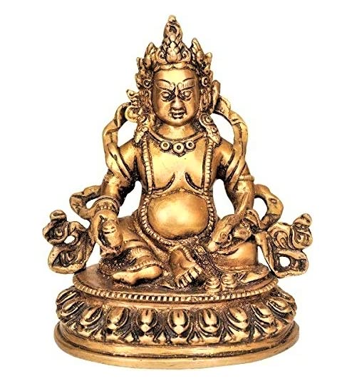 Buy Dharmik Pooja Store Astadhatu (8 Metals) Made Shri Kuber Idol/Lord ...