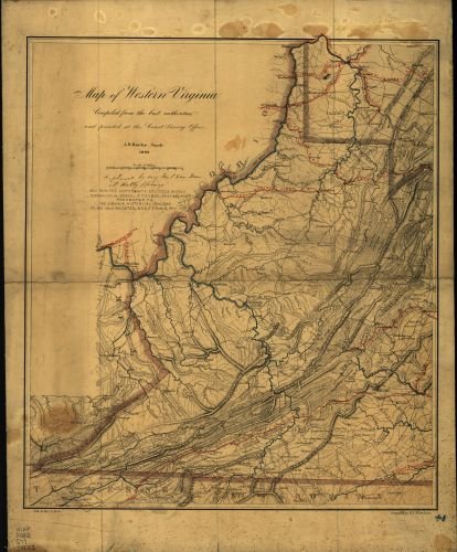 Buy 1862 of western Virginia This was apparently captured by ...
