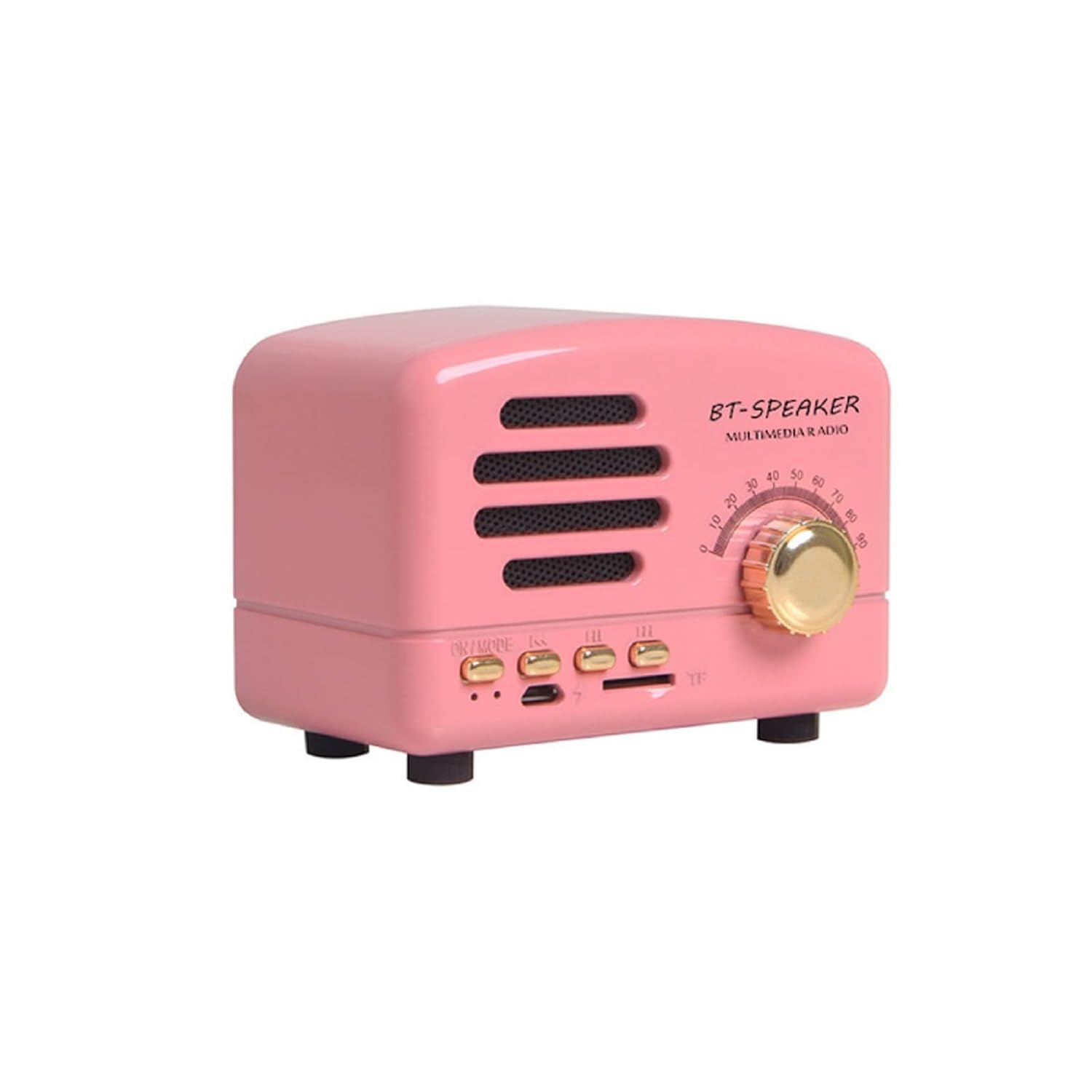 Mini Vintage Radio, Portable Retro AM FM Support Card Receiver, Stereo ...