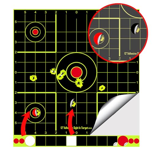 Snapklik.com : ATFLBOX Shooting Target 12x12 Inch Splatter And Adhesive ...