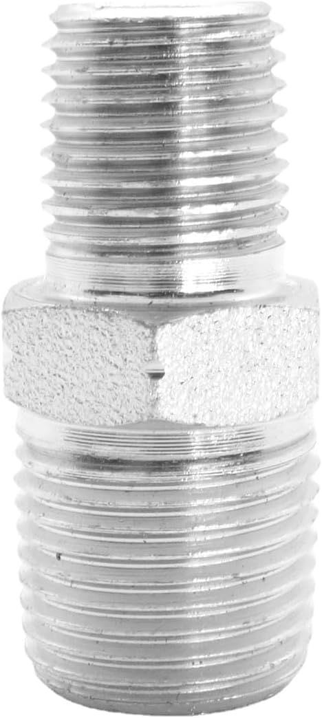 Amazon.com: CDQBWKJGFJ 1 Piece 3/8" x 1/4" Male NPT Hex Nipple Plated ...