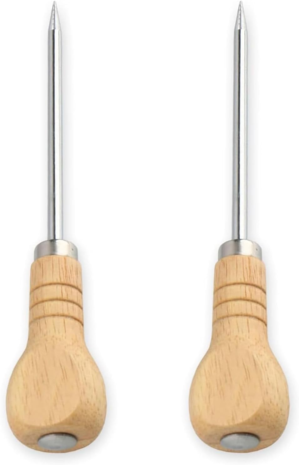 2 PCS Bradawl Tool for Wood – Heavy Duty Awl Tool with Wooden Handle ...