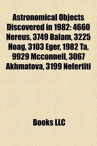 Astronomical objects discovered in 1982: 4660 Nereus, 3749 Balam, 3225 ...