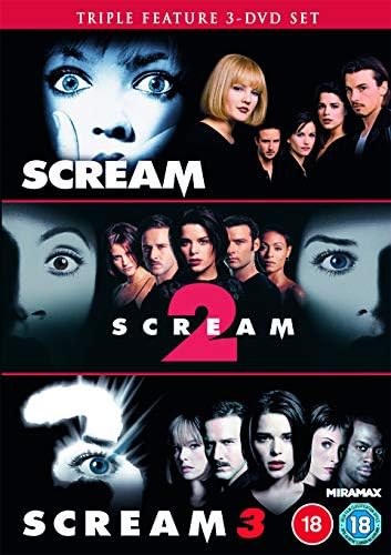 Scream DVD Trilogy [2020]: Amazon.co.uk: Drew Barrymore, Roger Jackson ...