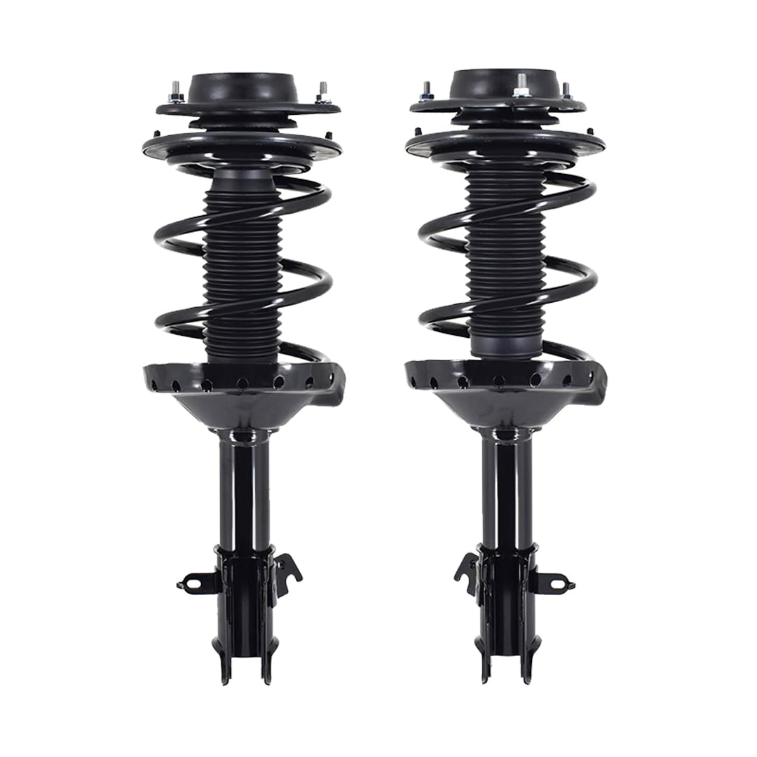 PM Auto Pair of 2 Front Left - Right Quick Complete Strut-Coil Spring ...