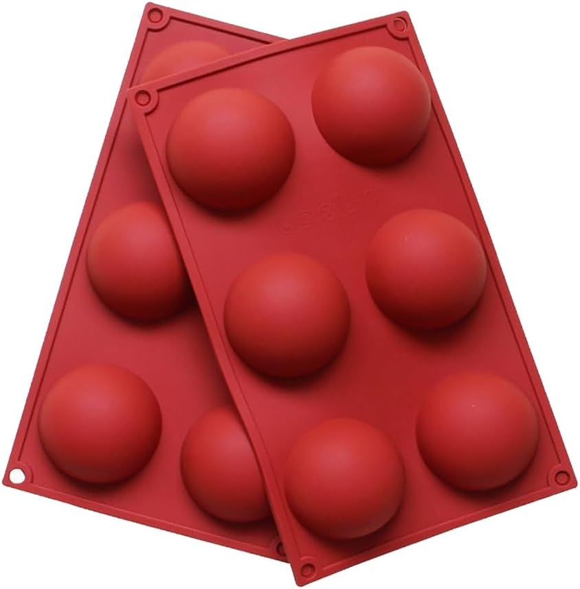 Amazon.com: OCPO KITCHEN 3D Sphere Silicone Mold for Baking Mousse Cake ...