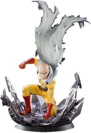 Amazon.com: BeyondNice One Punch Man Saitama Statue, 25CM/9.8INCH Stool ...