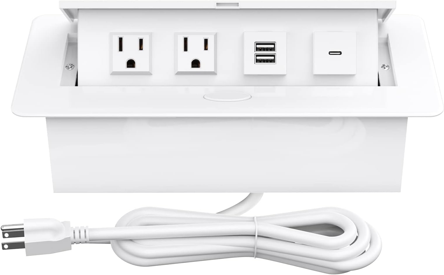 Amazon.com: Pop Up Outlets with PD 30W USB Ports, Recessed Hidden ...