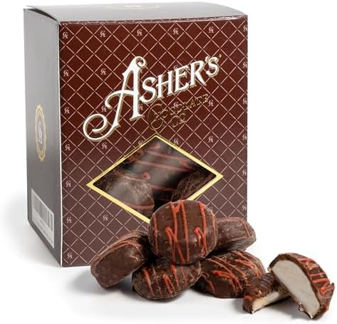 Amazon.com: Asher's Chocolates, Dark Chocolate Thin Mints, Assortment ...