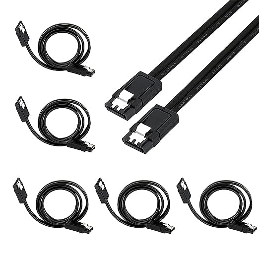 SP SATA 3 Data Cable with One Side Locking Latch Compatible for SSD ...