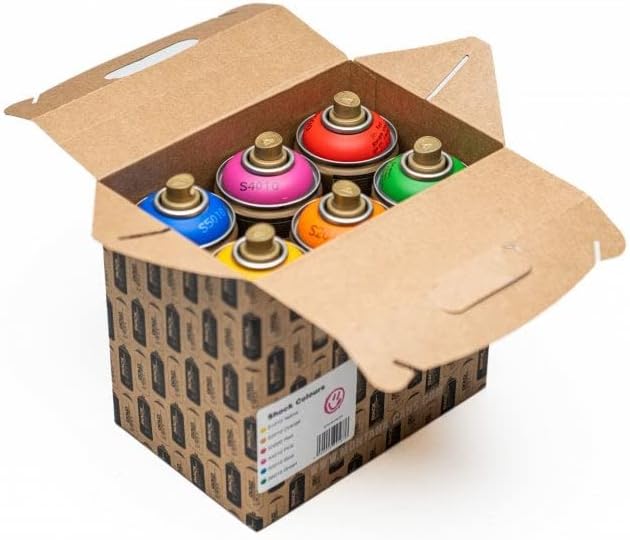 Graff-City Montana Gold - Shock Colours Box Set (6) Spray Paint Bundle ...