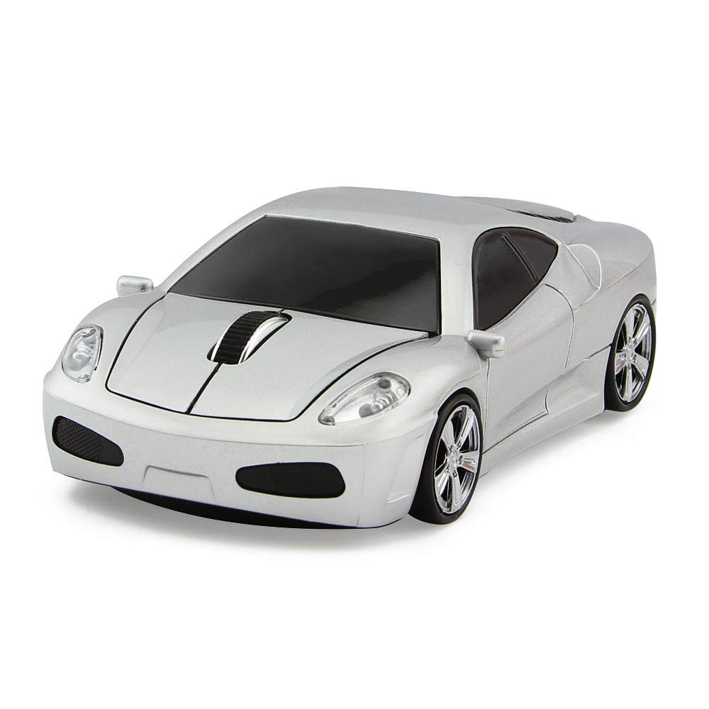 Amazon.com: ECOiNVA Wireless Sports Car Mouse Optical 2.4G Nano USB AA ...