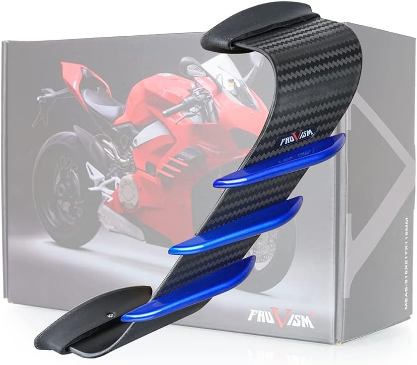 Amazon.com: Universal Downforce Racing Spoiler Aero Winglets For YZF R1 ...