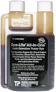Amazon.co.jp: TRACERLINE TP3400-0008 UV蛍光剤 R12 R134a エンジン ATF 油 236ml ...