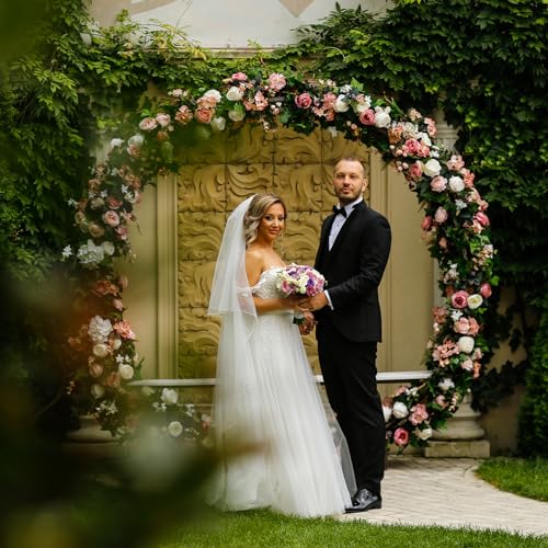 Snapklik.com : Double Round Backdrop Stand 6.5FT,Double Tubes Circle ...