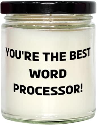 Amazon.com: Fancy Word Processor Gifts, You're The Best Word!, Birthday ...