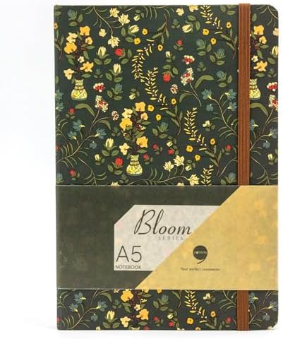 COMMA | Bloom Series | A5 Size | Hard Bound Notebook | 160 Pages ...