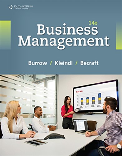 Business Management: Burrow, James L., Kleindl, Brad, Becraft, Michael ...