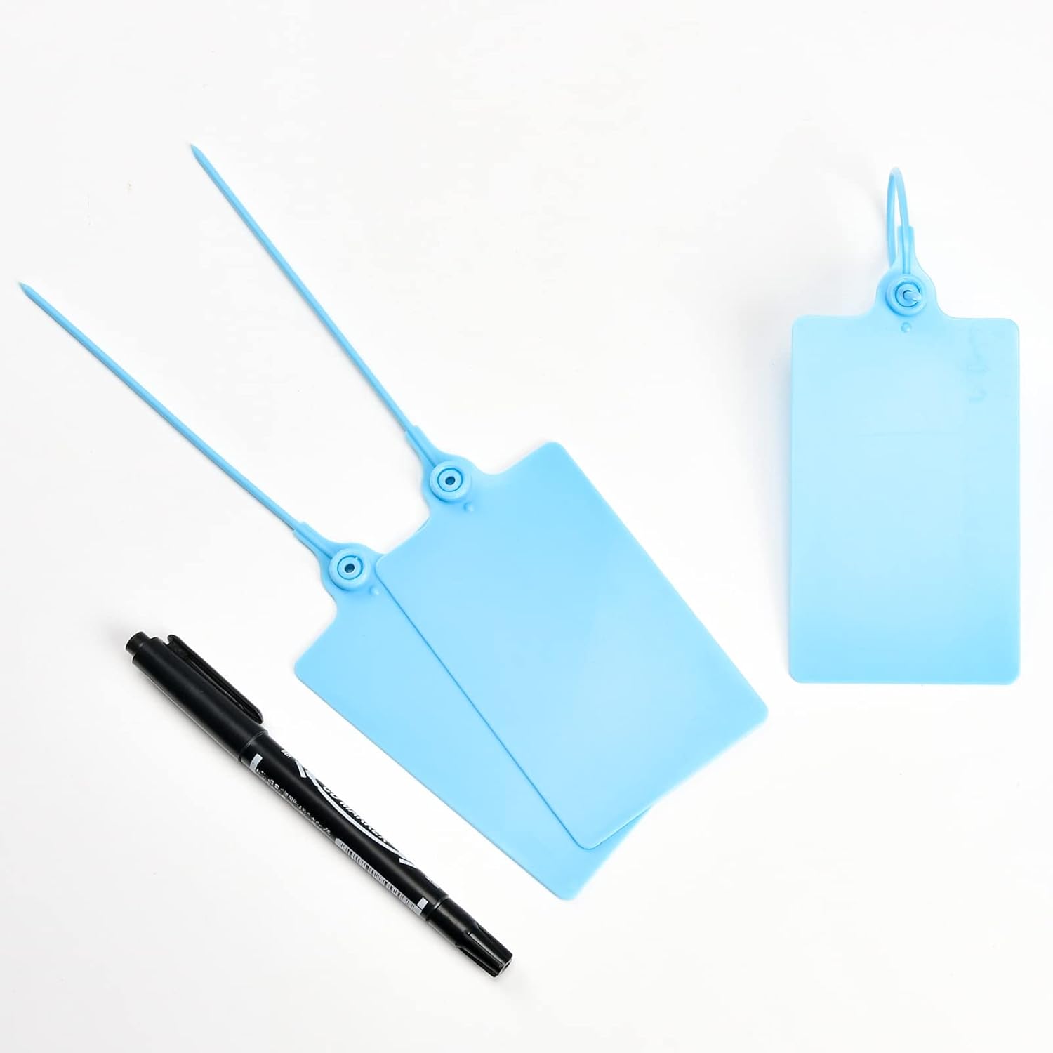 Amazon.com : Plastic Tags, Waterproof Shipping Tag, Writable Blank ...